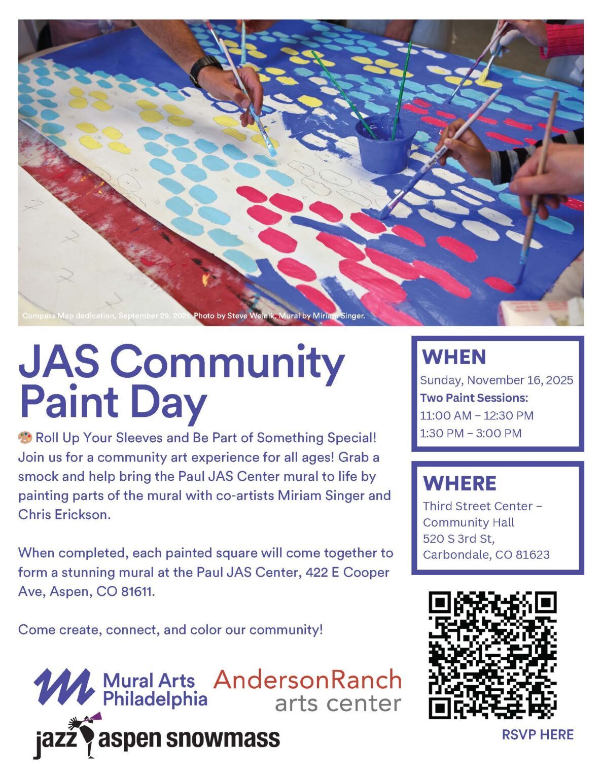 JAS Community Paint Day - JAS - Jazz Aspen Snowmass